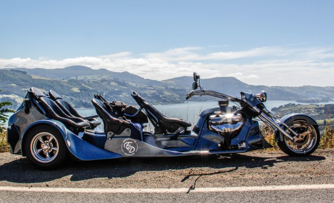 5 Person Trike Ride Around Otago Harbour | The Contented Crafter